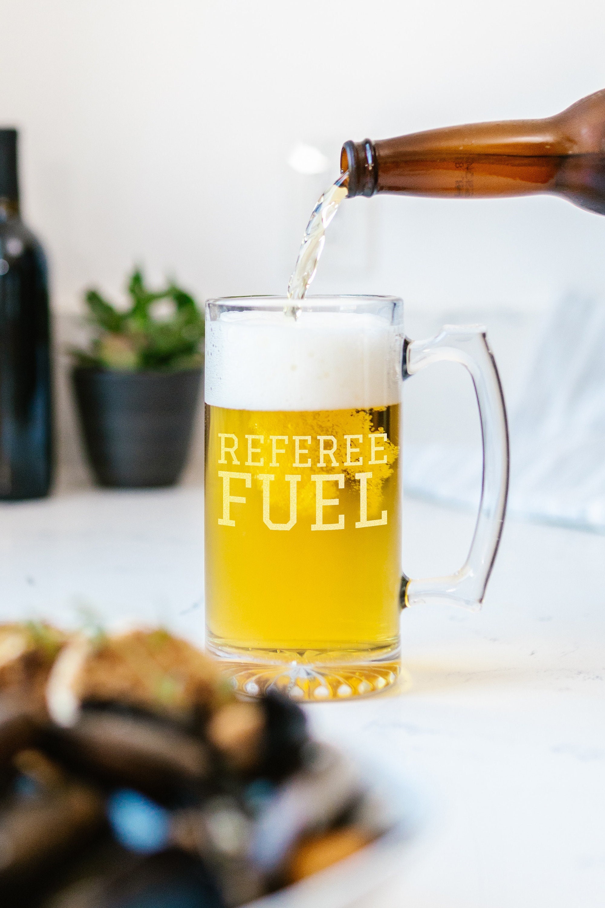 Funny Referee Beer Mug Referee Gift Idea Referee Fuel - Etsy