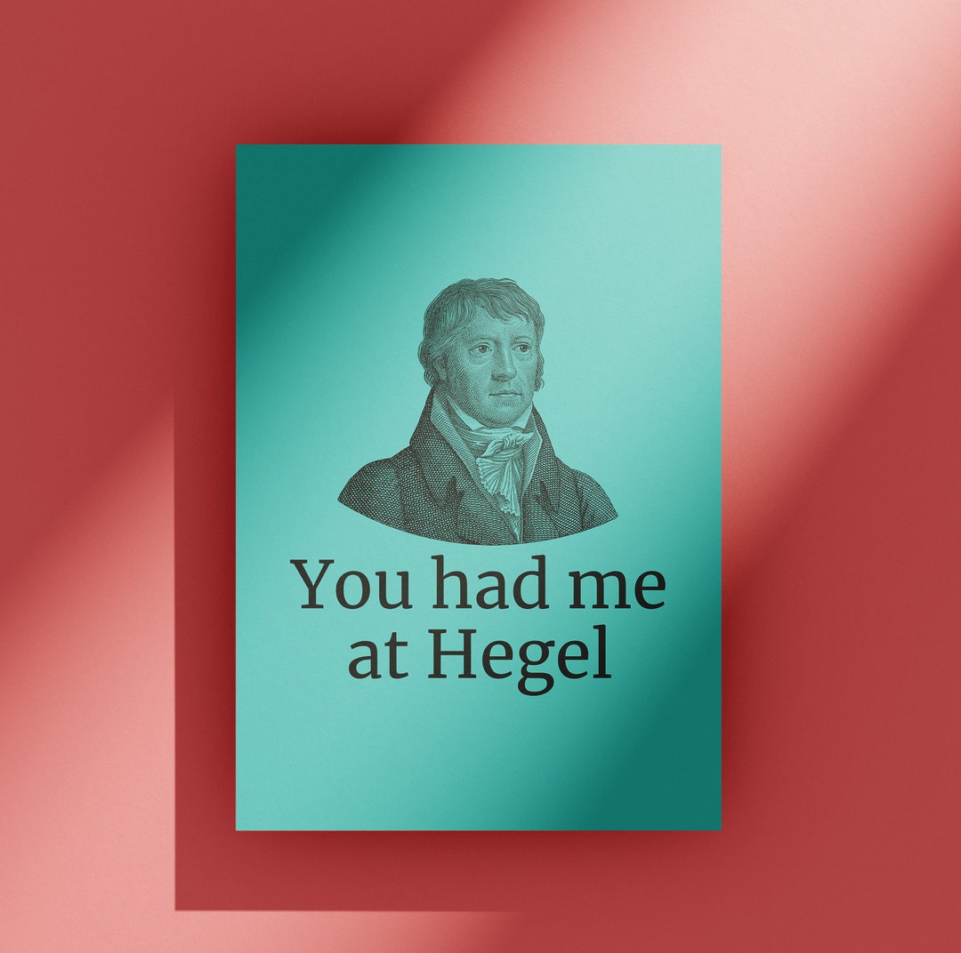 Philosopher Printable Greeting Card - Romantic Card for Philosophy ...