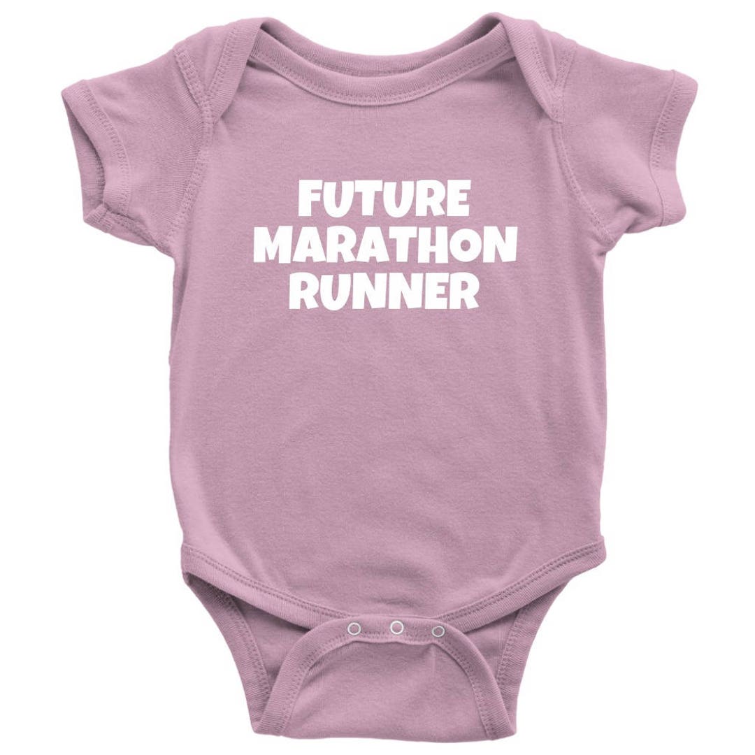 Cute Baby One-piece - Running Baby Shirt - Future Marathon Runner ...