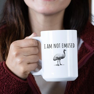 Funny Emu Mug - Gift for Emu Lover or Emu Keeper - I Am Not Emused - Etsy