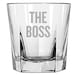 Funny Boss Rocks Glass Employer Whiskey Tumbler Boss Gift | Etsy
