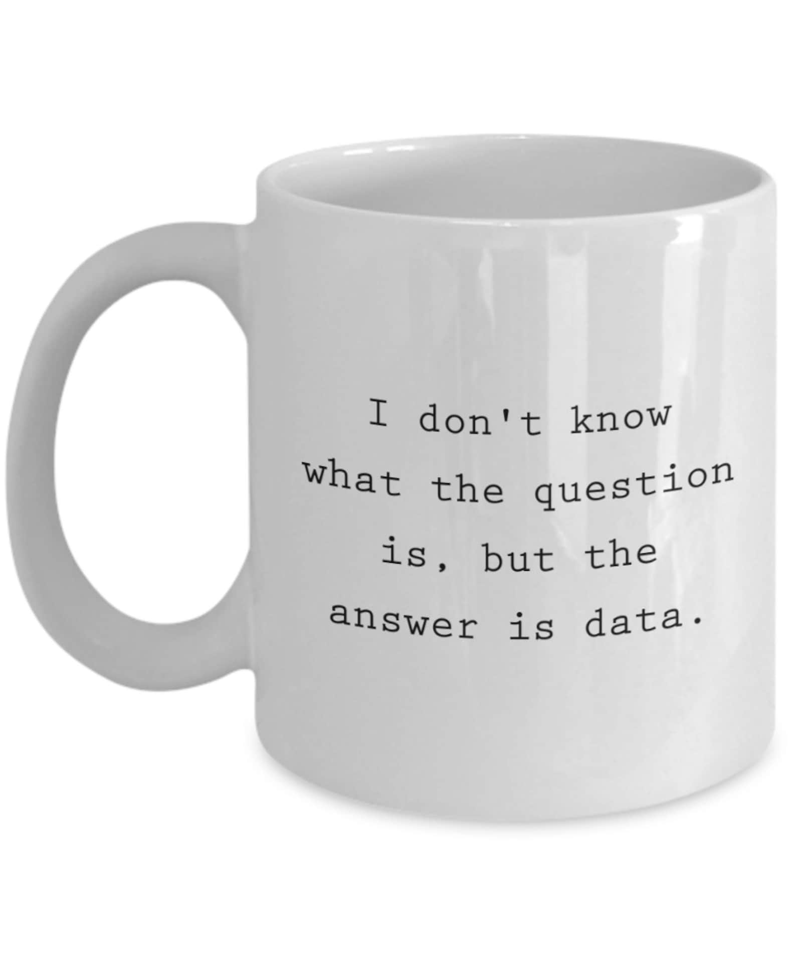 Data Analyst Gift Data Analysis Mug Data Scientist Present - Etsy