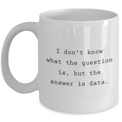 Data Analyst Gift Data Analysis Mug Data Scientist Present - Etsy
