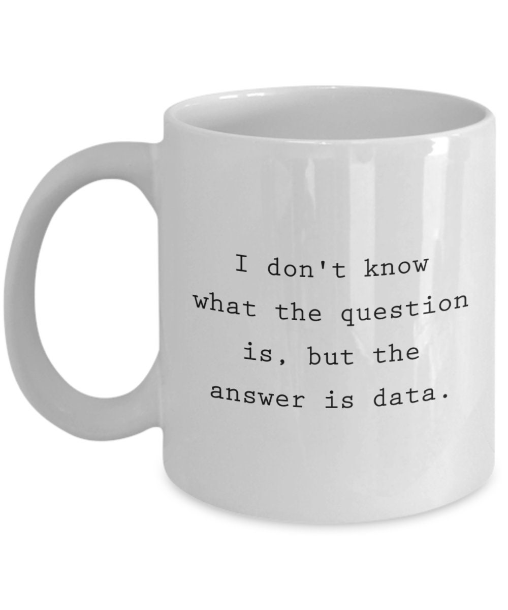 Data Analyst Gift Data Analysis Mug Data Scientist Present - Etsy