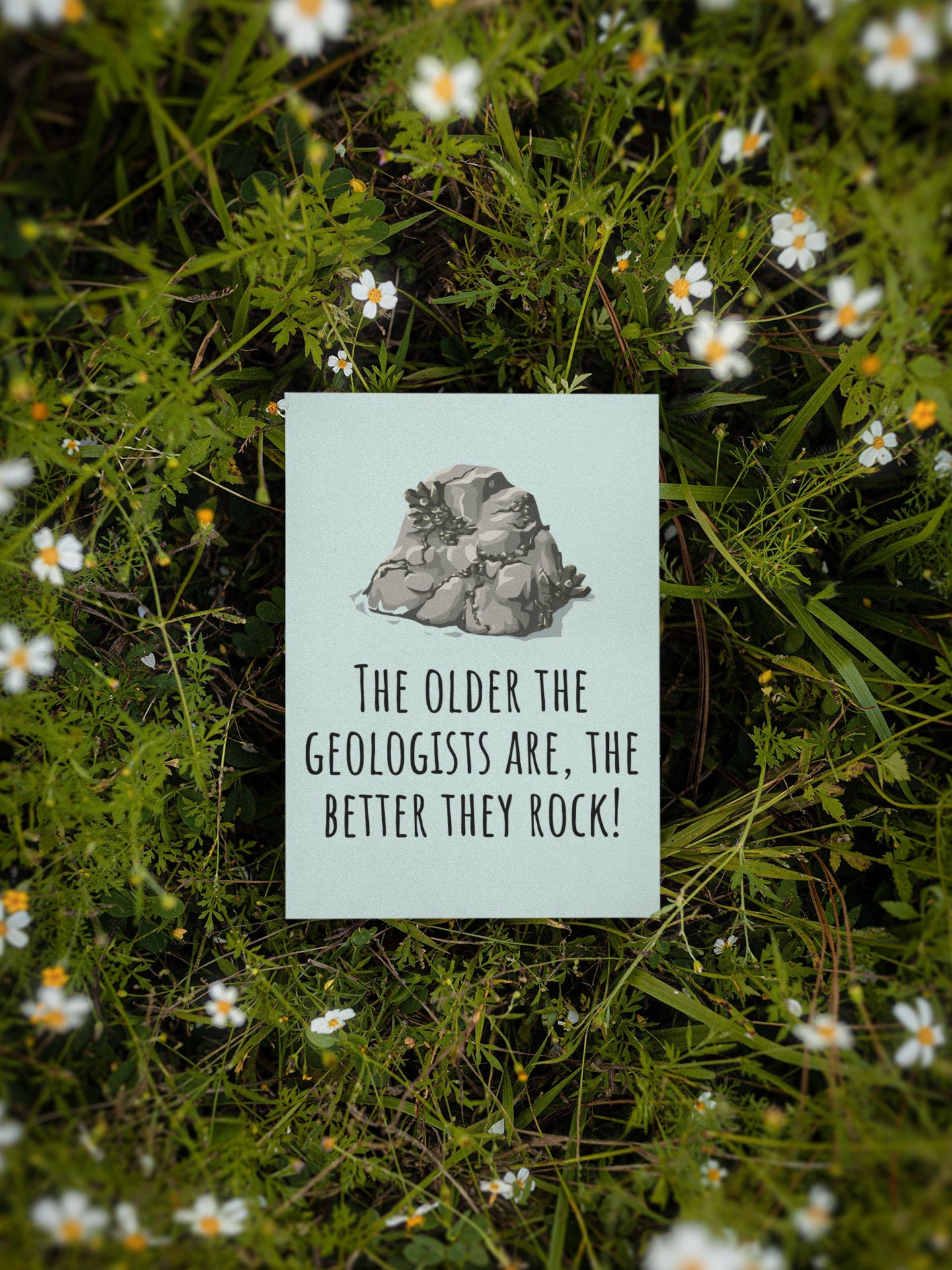 Funny Geology Birthday Card Printable Geologist Birthday - Etsy