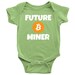Funny Baby One-piece Bitcoin Baby Shirt Future Miner - Etsy