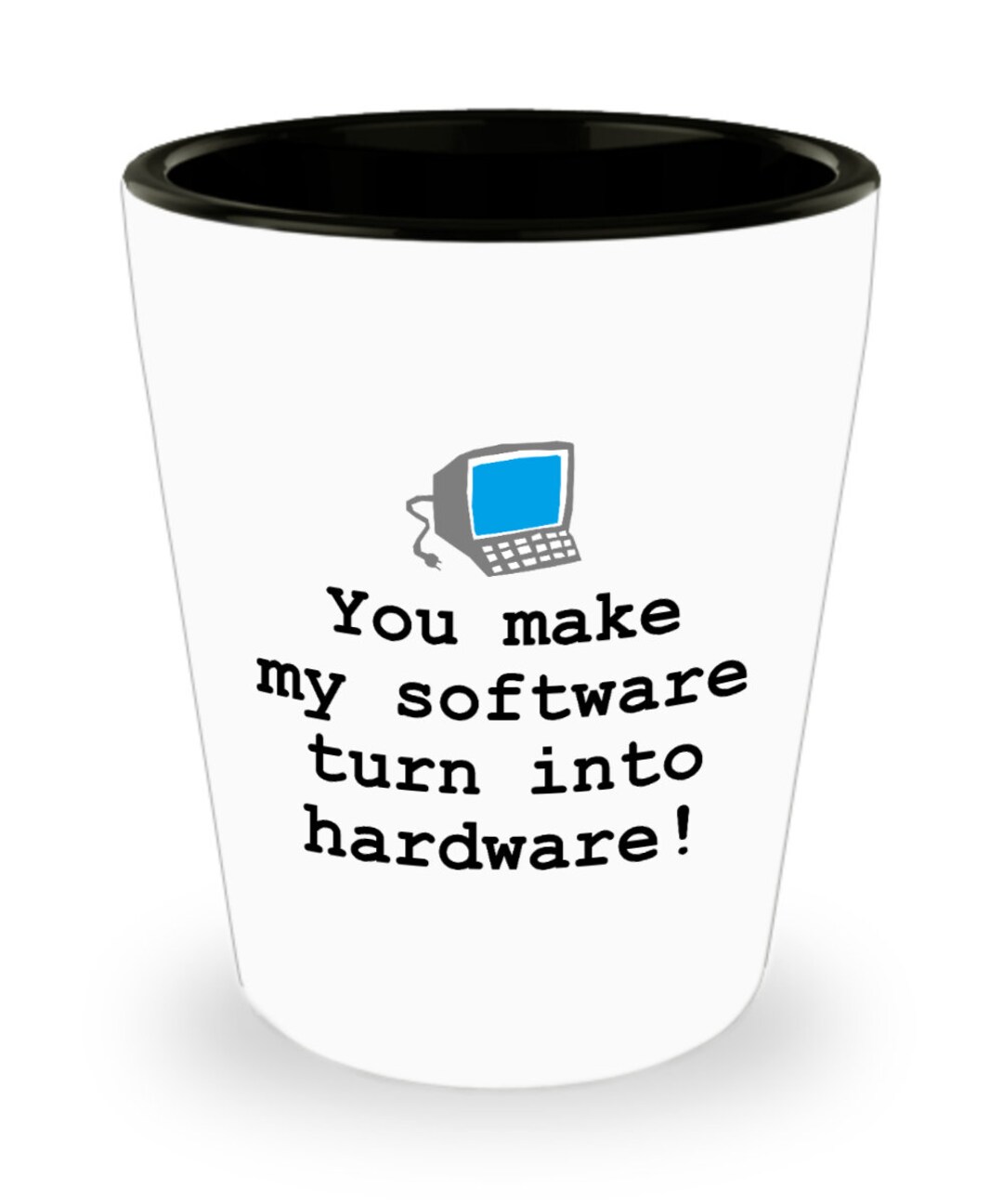 Sexy Nerd Shot Glass Computer Geek Valentine Programmierer Geschenk ...