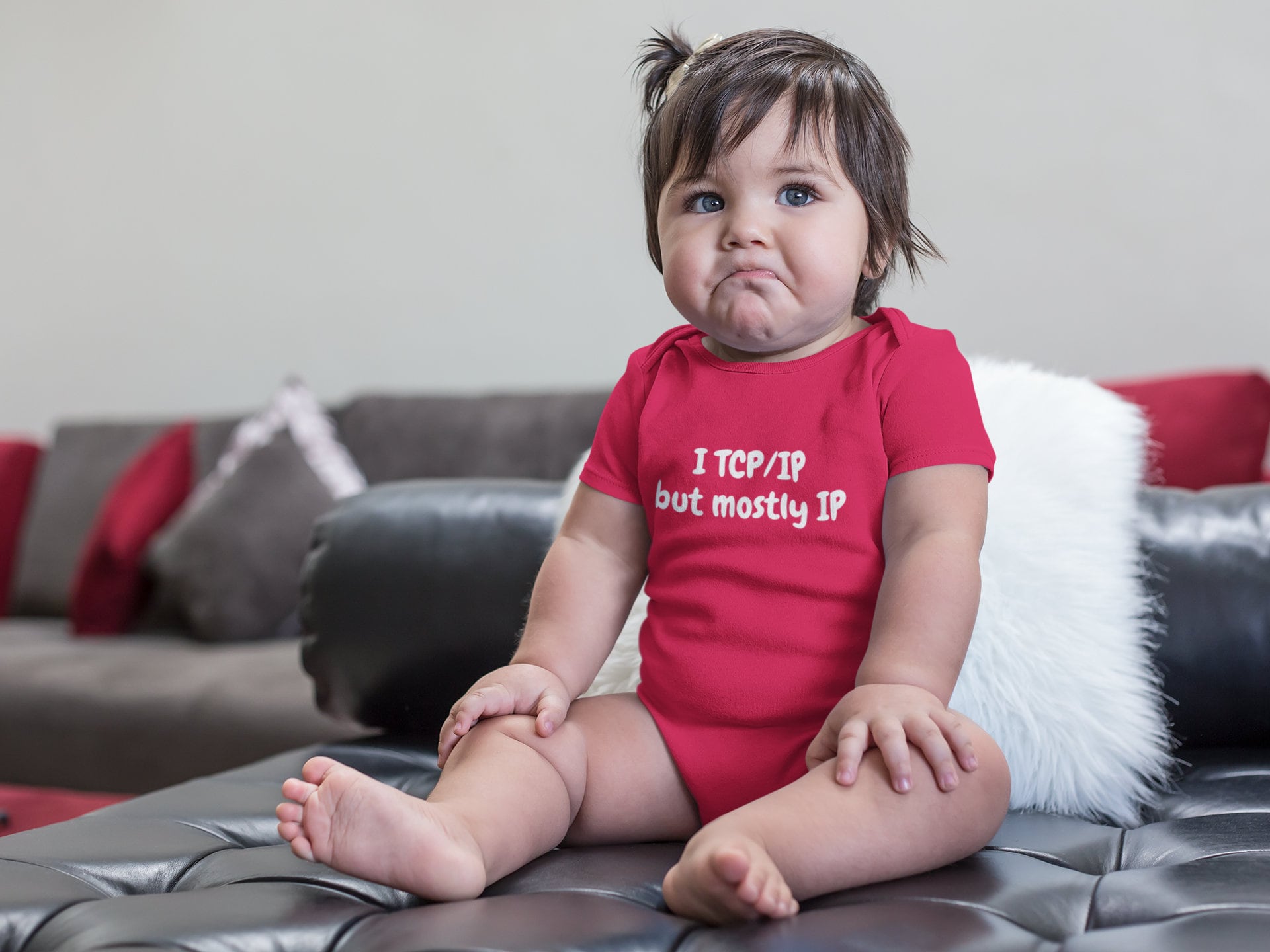 Funny Baby One-piece - Computer Geek Baby Shirt - Nerd Baby Bodysuit ...