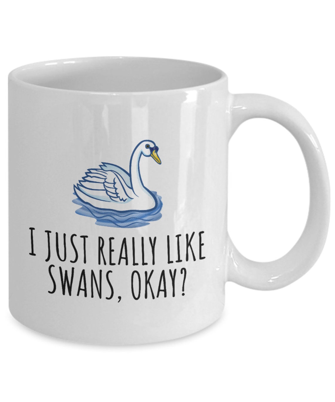 Funny Swan Mug Swan Coffee Mug Cool Swan Gift Swan Lover - Etsy