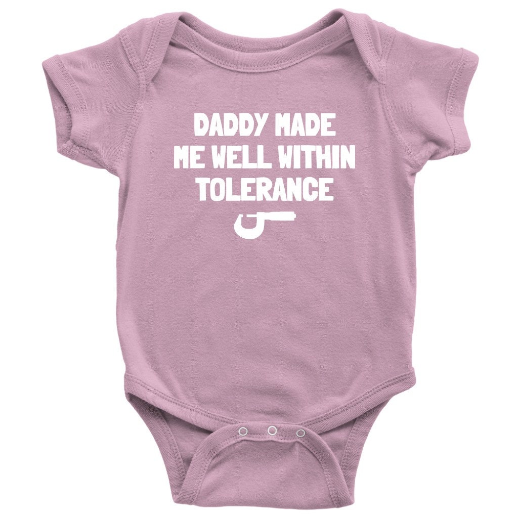 Machinist Baby One-piece - Cute Machinist Baby Shirt - Machine Operator ...