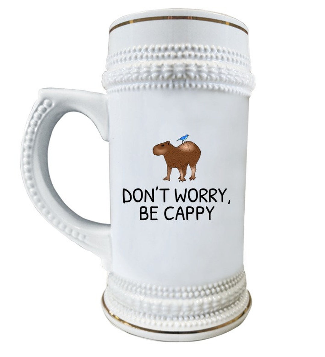 Funny Capybara Beer Stein - Capybara Lover Gift Idea - Capybara Gift ...