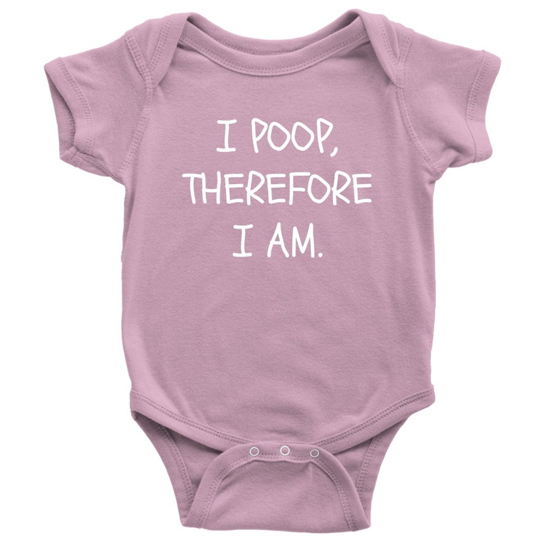 Funny Philosophy Baby Shirt Philosopher Baby One-piece I Poop ...