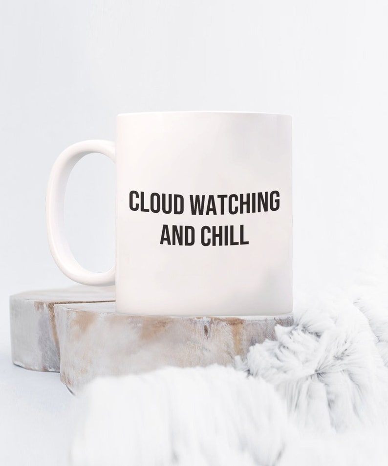 Cloud Watching Mug - Cloud Watcher Gift - Cloud Gazing Gift - Cloud ...