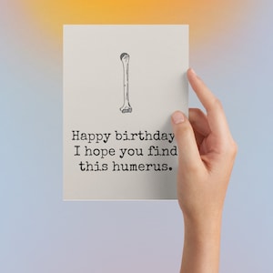 Printable Archeologist Birthday Card - Funny Archeology Birthday Card ...