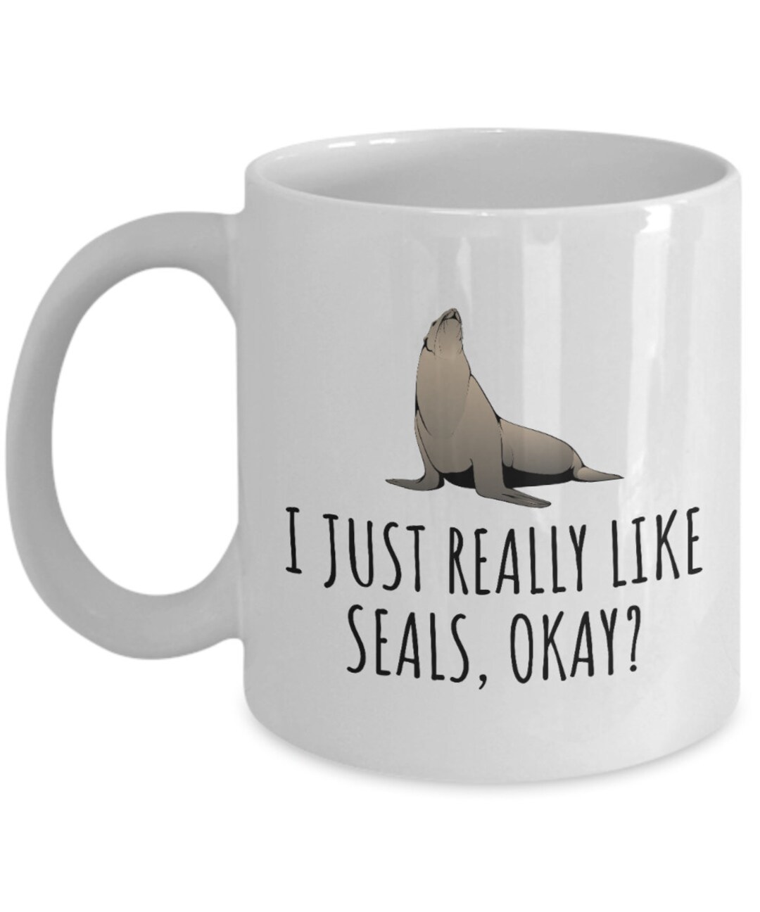 Funny Seal Gift - Seal Coffee Mug - Seal Lover Present - Cute Seal Gift ...