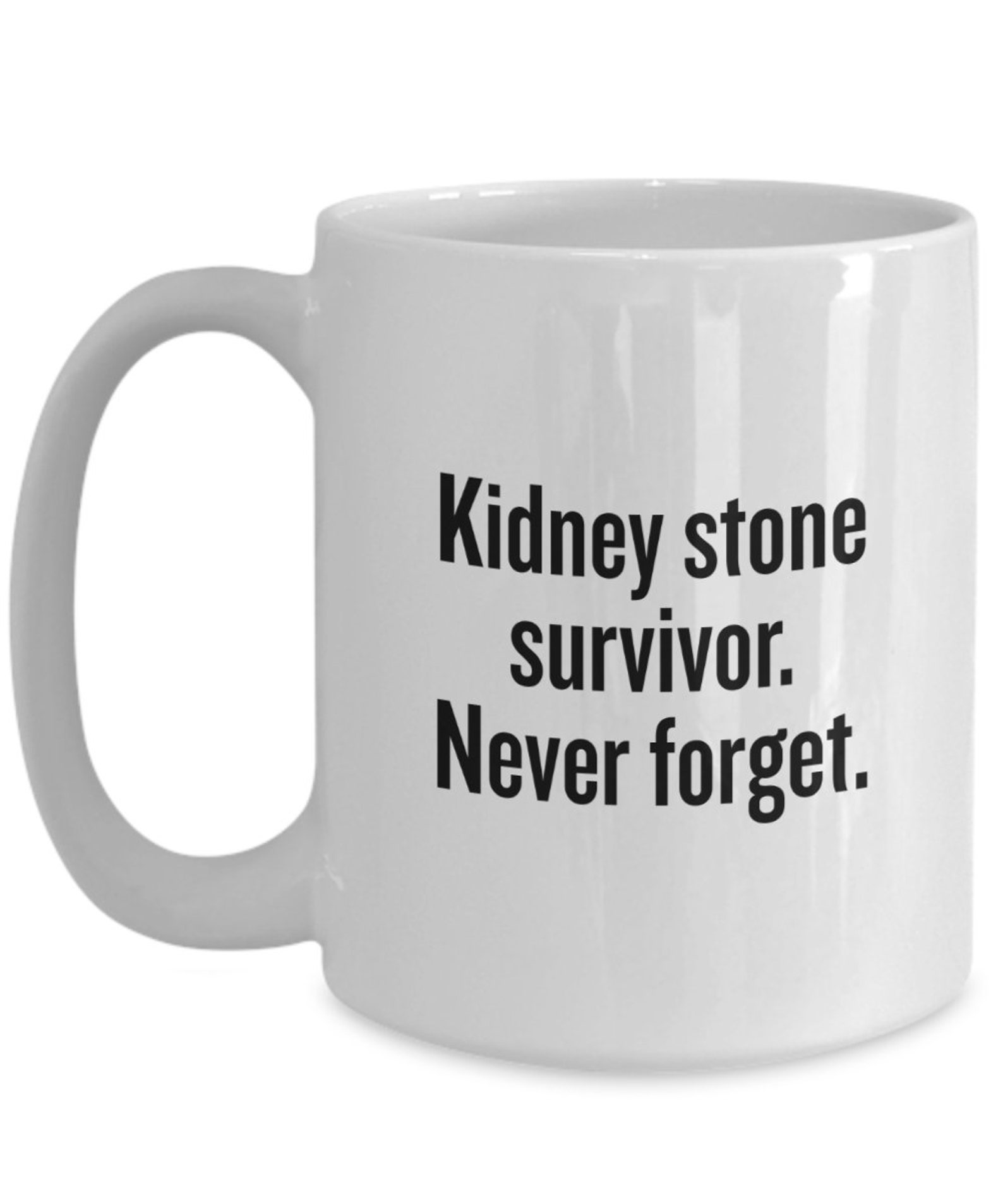 Kidney Stone Mug - Get Well Gift - Kidney Stone Survivor - Funny Kidney ...