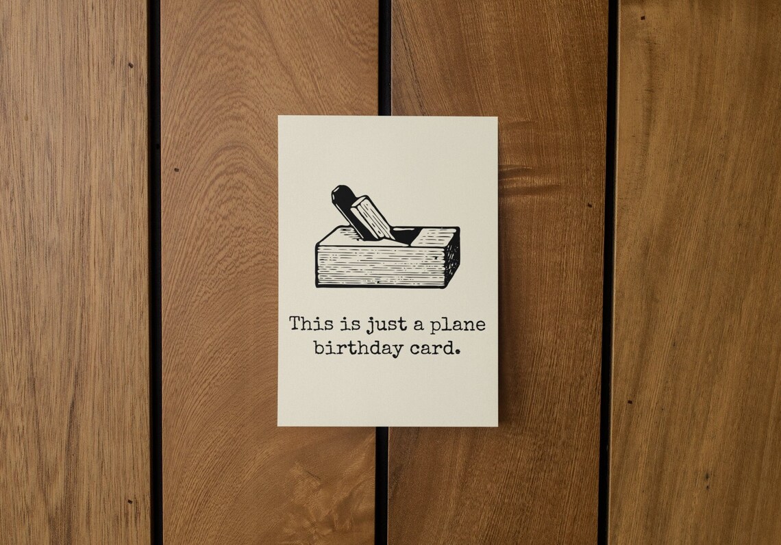 Carpenter Printable Birthday Card Woodworker Printable - Etsy