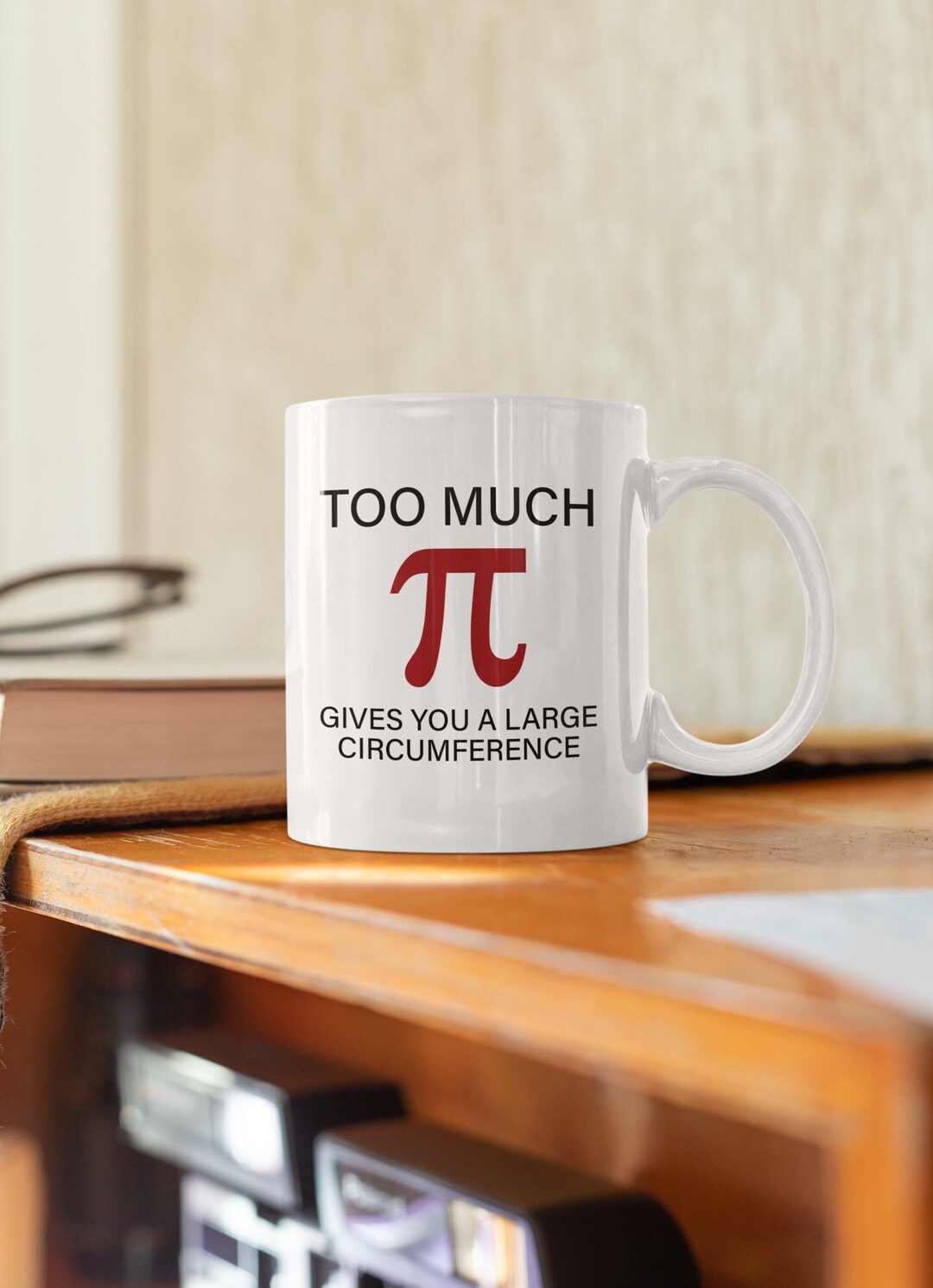 Math Coffee Mug - Ceramic Gift for High School Teacher - Pi Day Present ...