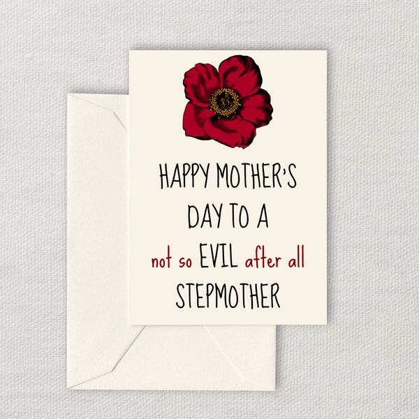 Stepmother Card Etsy