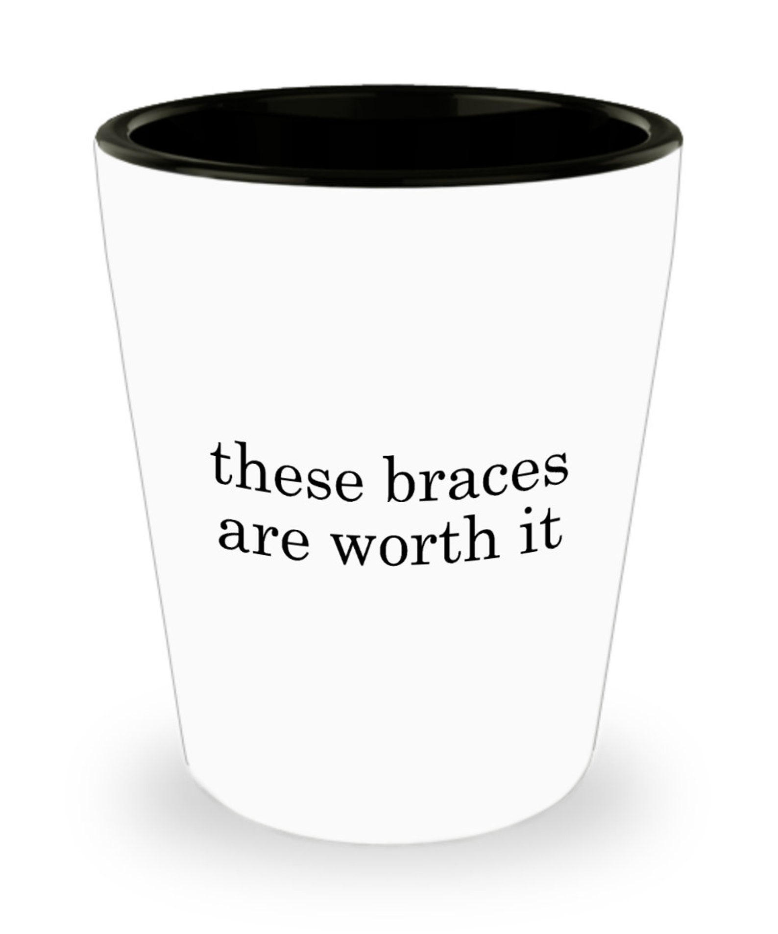 Braces Shot Glass - Orthodontist Gift - Dental Braces - Getting Braces ...