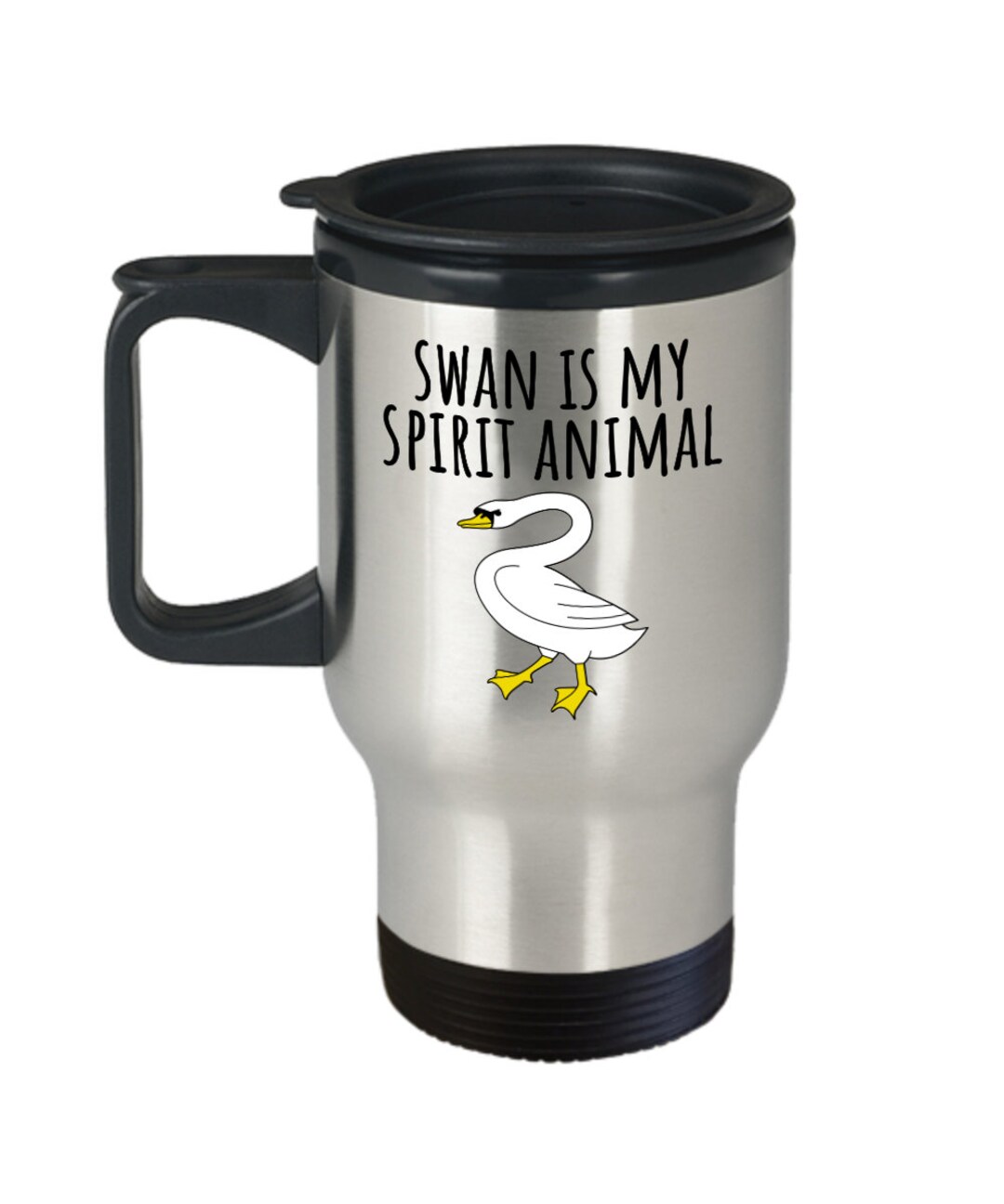 Funny Swan Mug - Swan Travel Mug - Cool Swan Gift - Swan Lover Present ...
