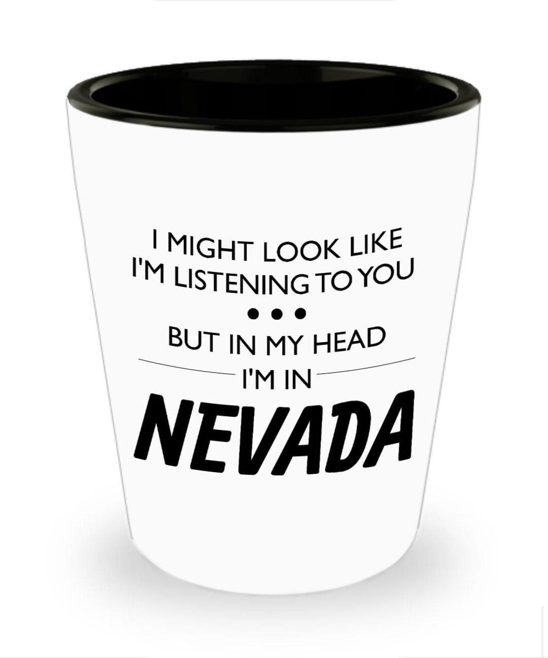 Nevada Ceramic Shot Glass Funny Nevada Gift Nevada Lover Present for ...
