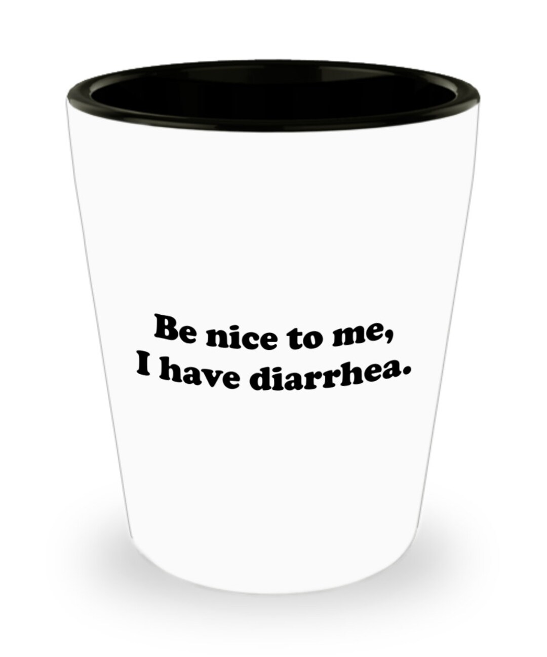 Funny Diarrhea Shot Glass Diarrhea Get Well Gift IBS Funny Gift Tummy ...