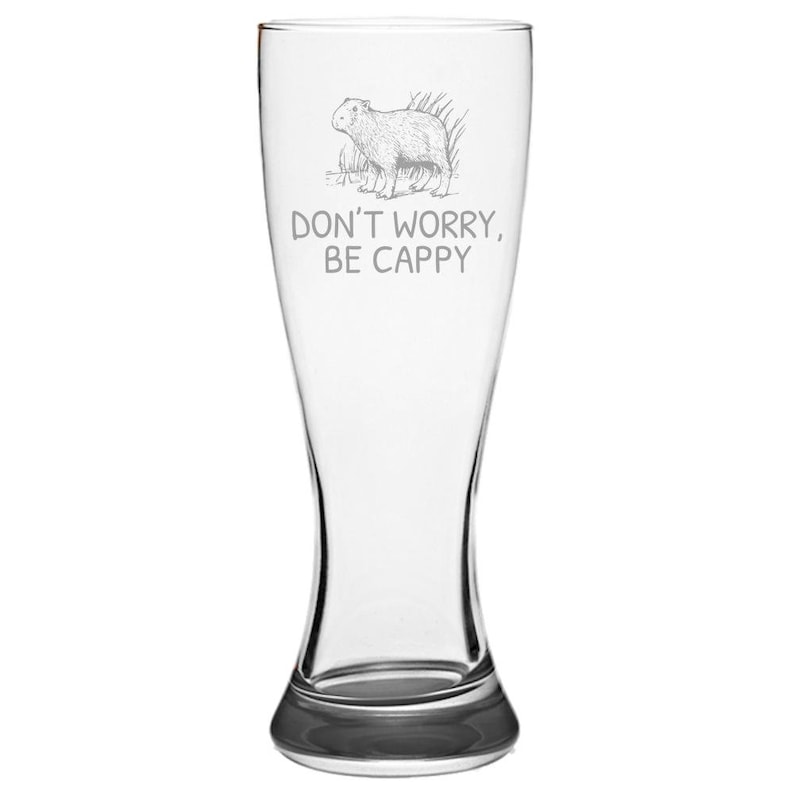 Funny Capybara Beer Glass Capybara Lover Gift Idea - Etsy
