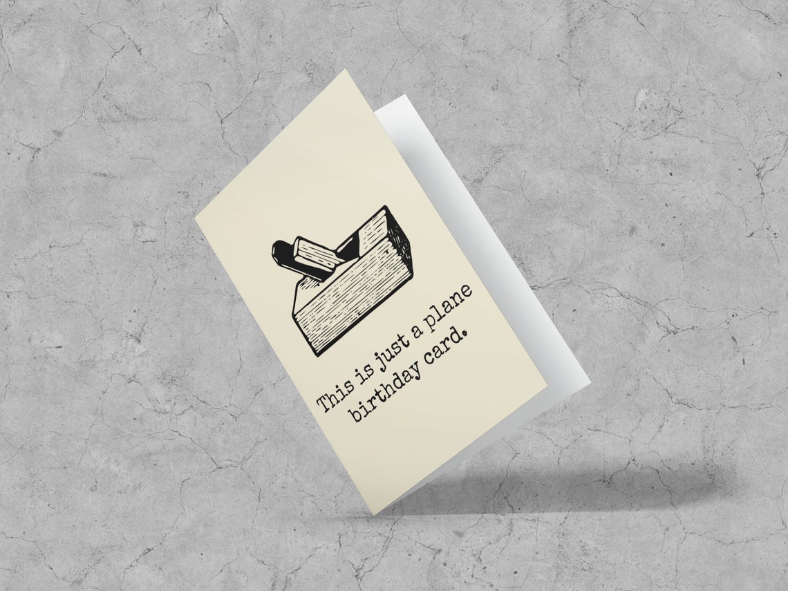 Carpenter Printable Birthday Card Woodworker Printable - Etsy