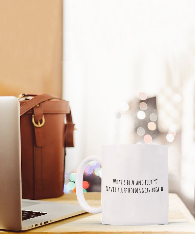Navel Fluff Collector Gift - Belly Button Lint Collecting Mug - What's ...