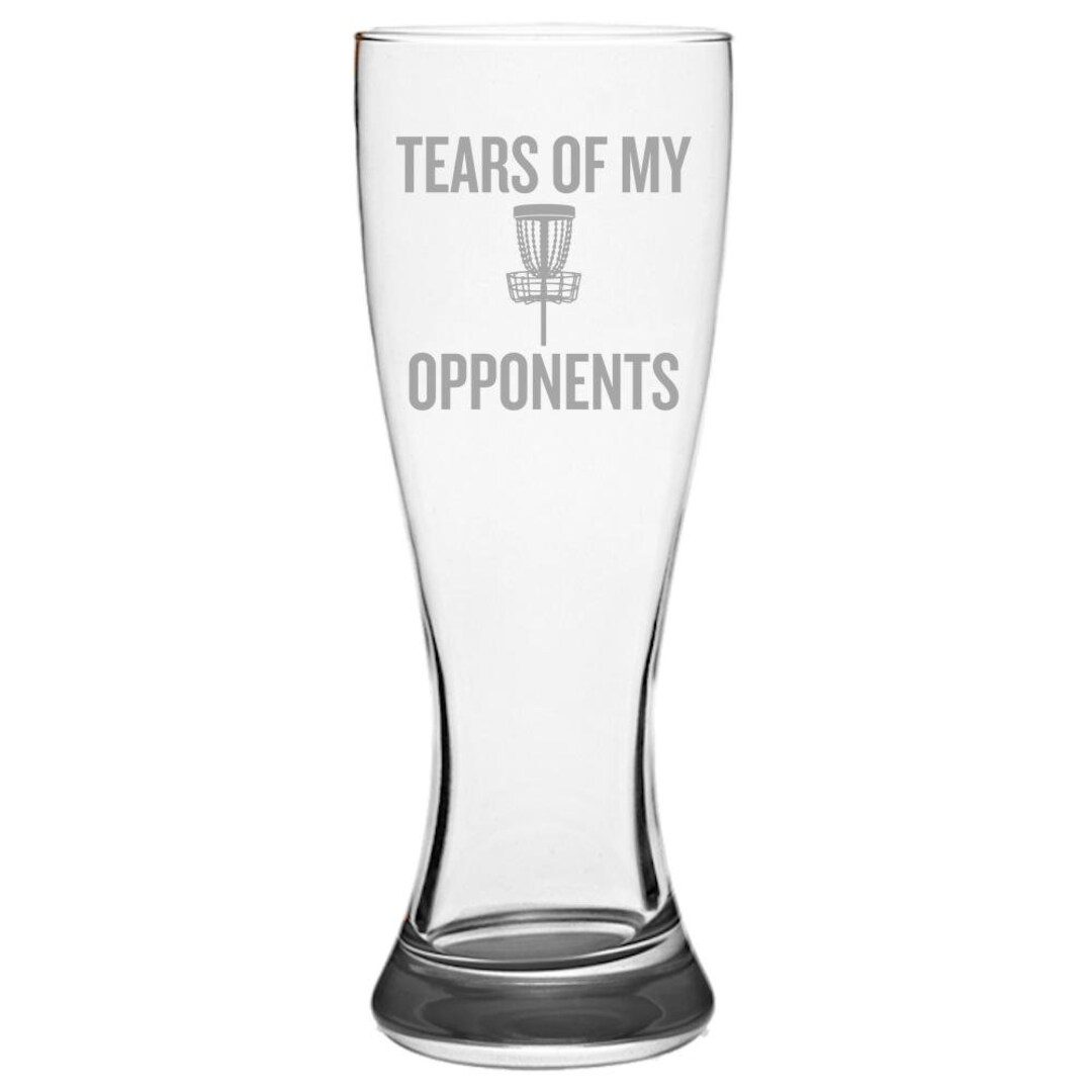 Disc Golf Beer Glas - Disc Golfer Gift - Frolf - Tears of My Opponents ...