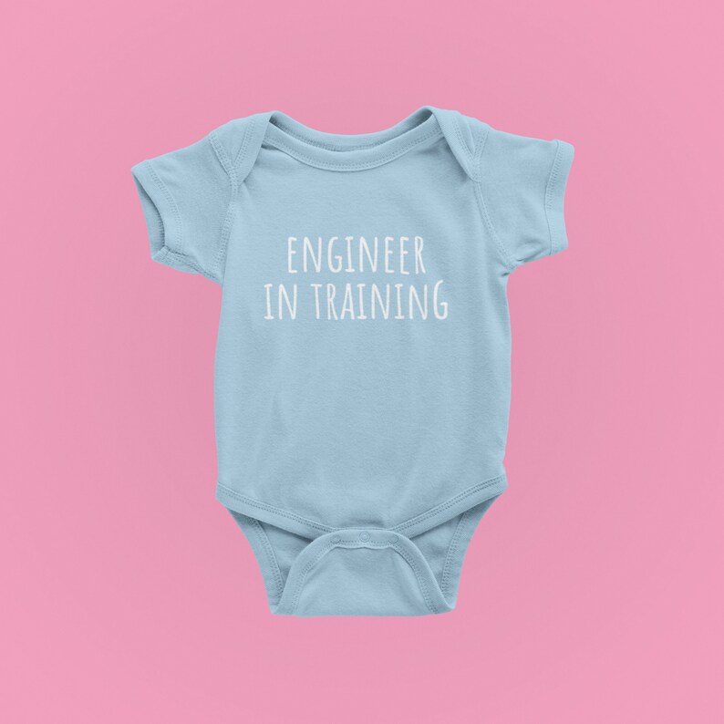 Cute Engineer Baby Shirt - Engineer Baby One-piece - Baby Bodysuit ...