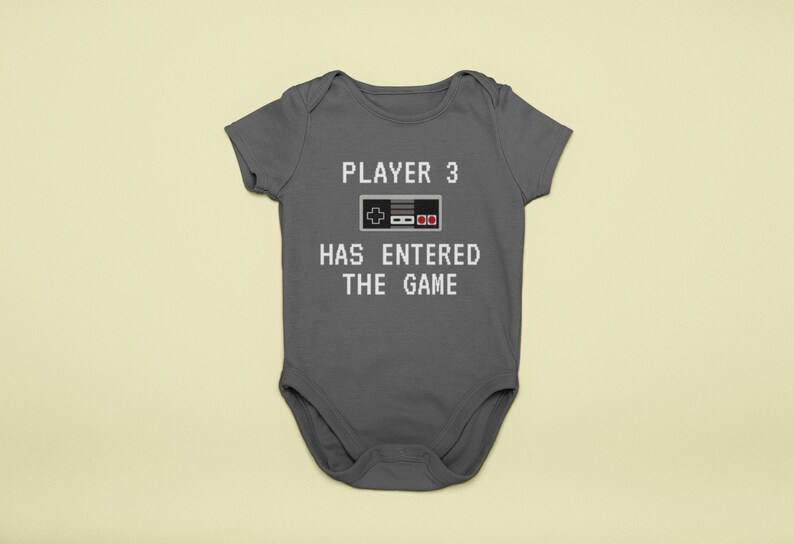 Cute Baby One-piece - Gaming Baby Bodysuit - Video Game Baby Shirt ...