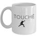 Fencing Coffee Mug - Swordplay Present - Fencer Gift Idea - Touche - Etsy