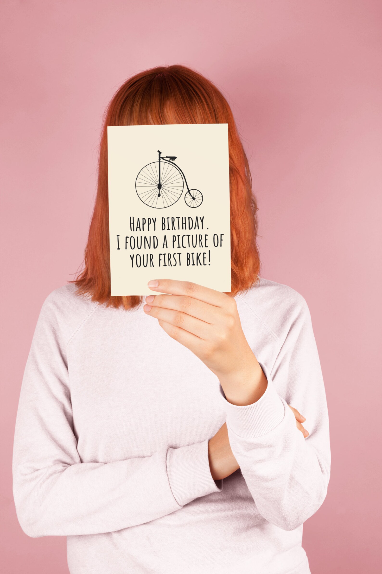Printable Cyclist Birthday Card Funny Bicycle Birthday Card - Etsy