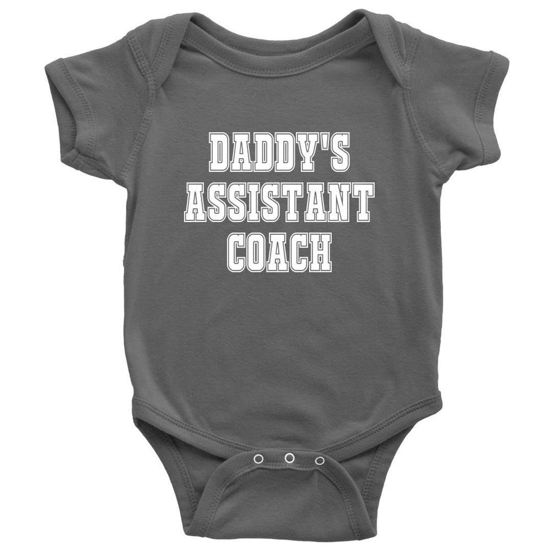 Cute Baby One-piece - Coach Baby Shirt - Daddy's Assistant Coach ...
