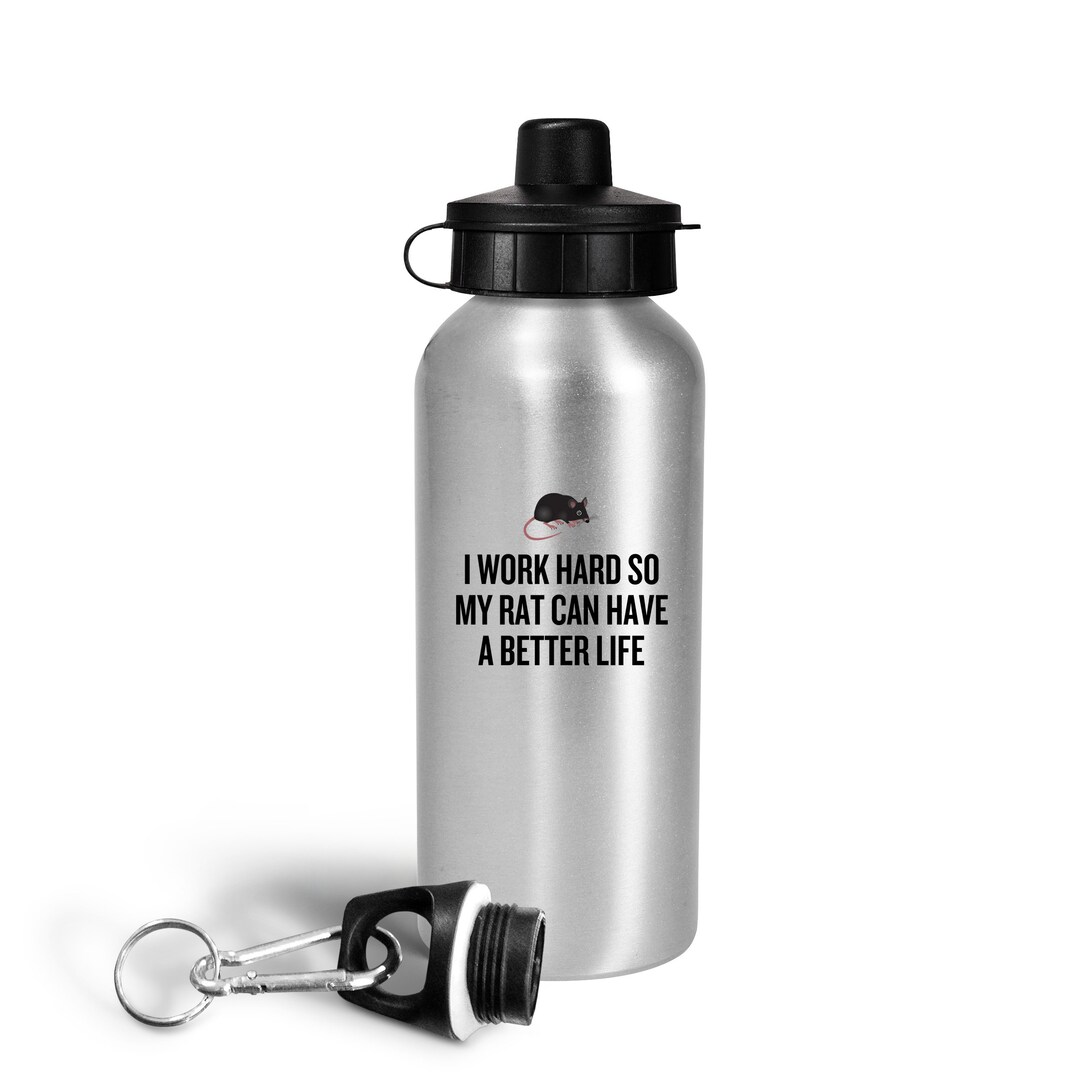 Funny Rat Water Bottle Rat Lover Gift Idea Rat Owner - Etsy