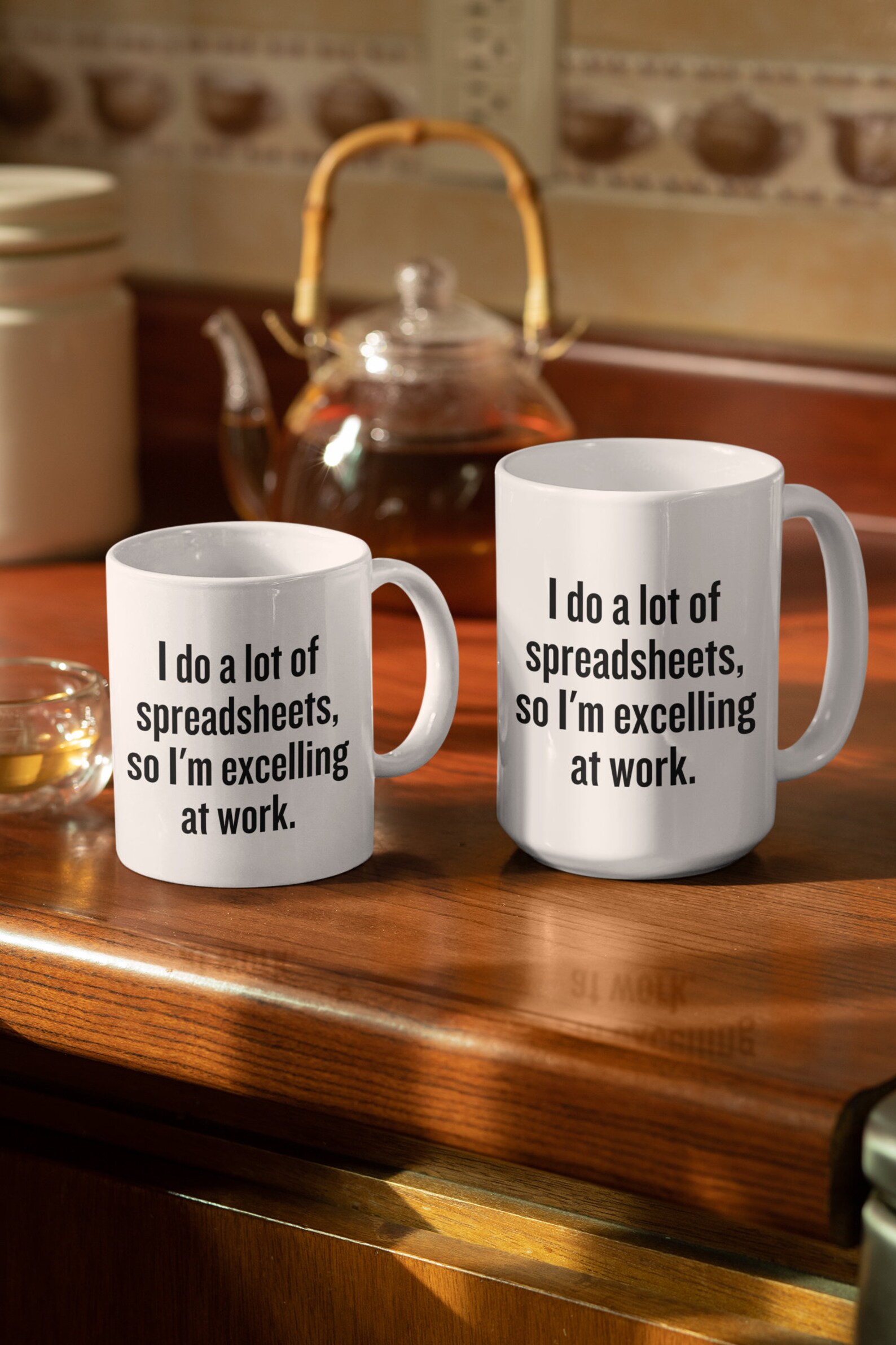 Accountant Gift - Funny Accounting Mug - Excel Mug - I'm Excelling at ...