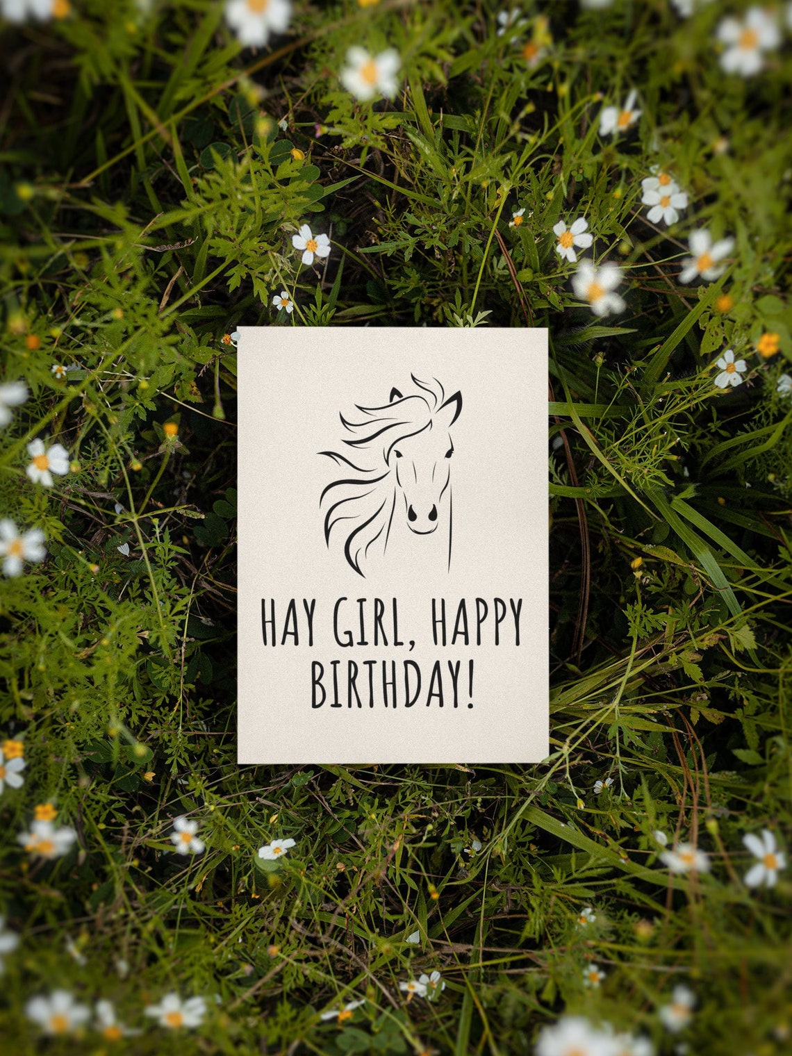 Printable Horse Lover Birthday Card - Equestrian Birthday Card - Funny ...