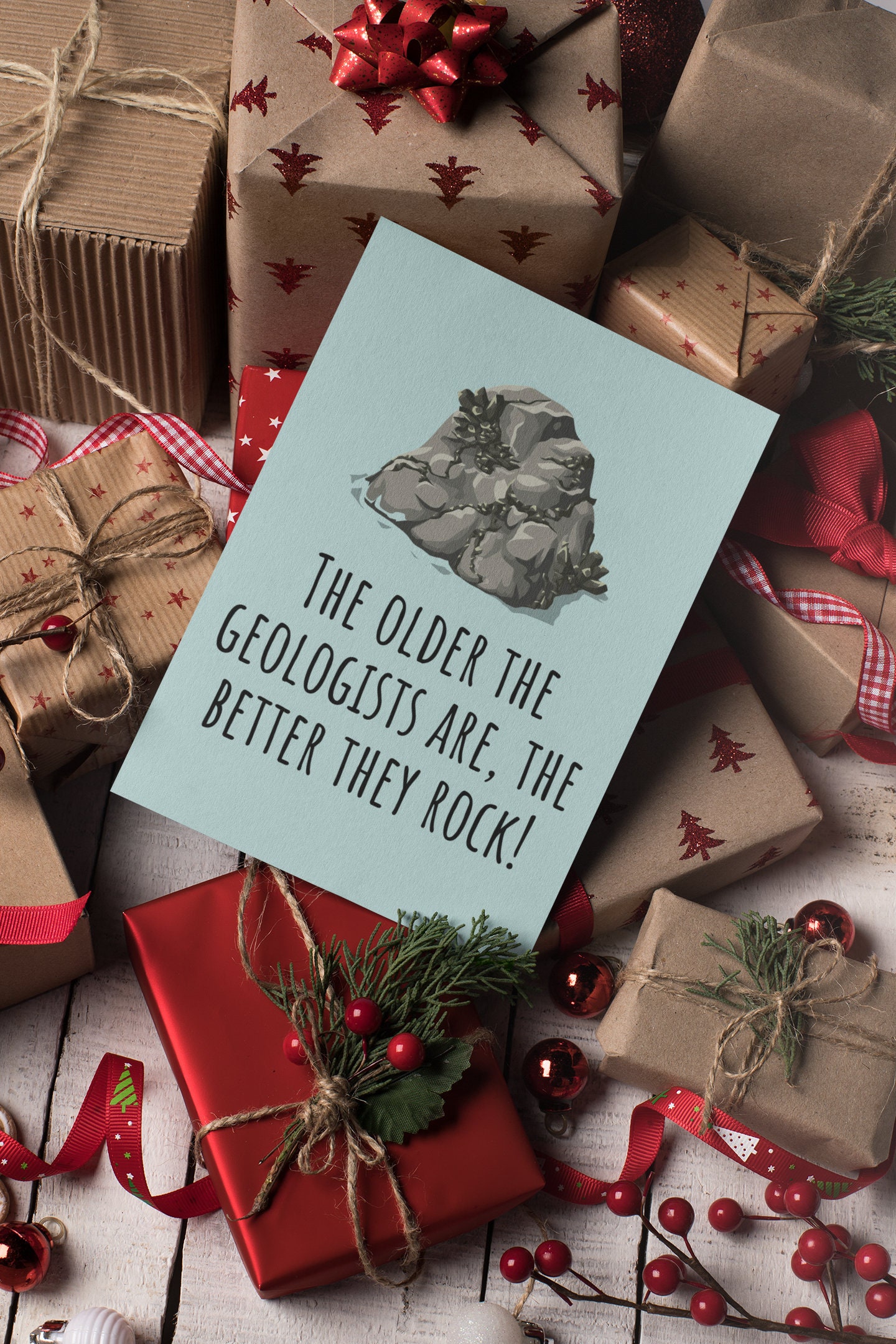 Funny Geology Birthday Card Geologist Greeting Card the | Etsy