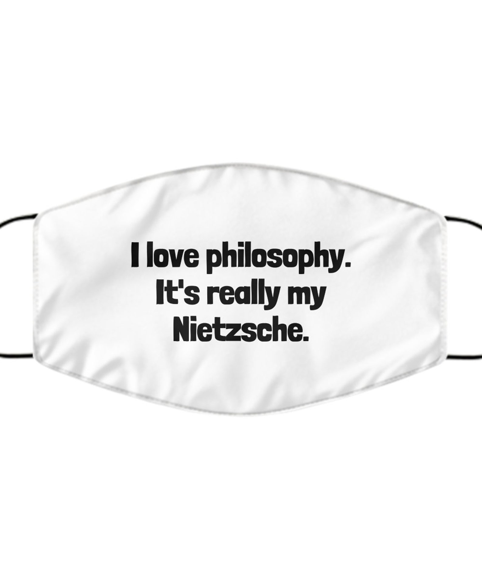 Funny Philosophy Face Mask Philosophie Student Gift Idea - Etsy France