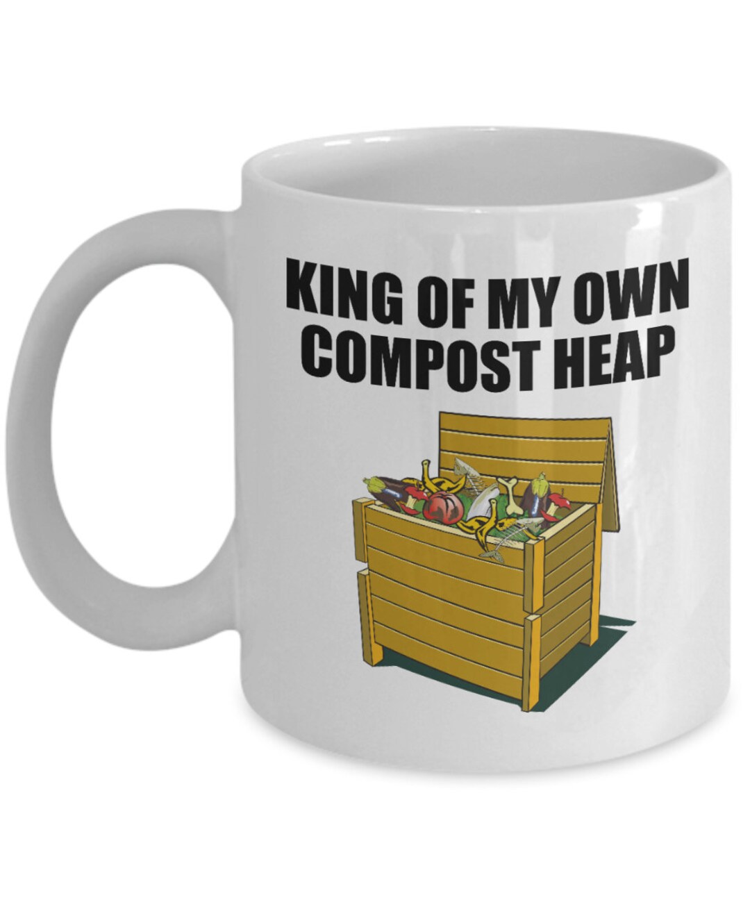 Funny Composting Mug - Composting Gift - Organic Farming Gift - Farmer ...