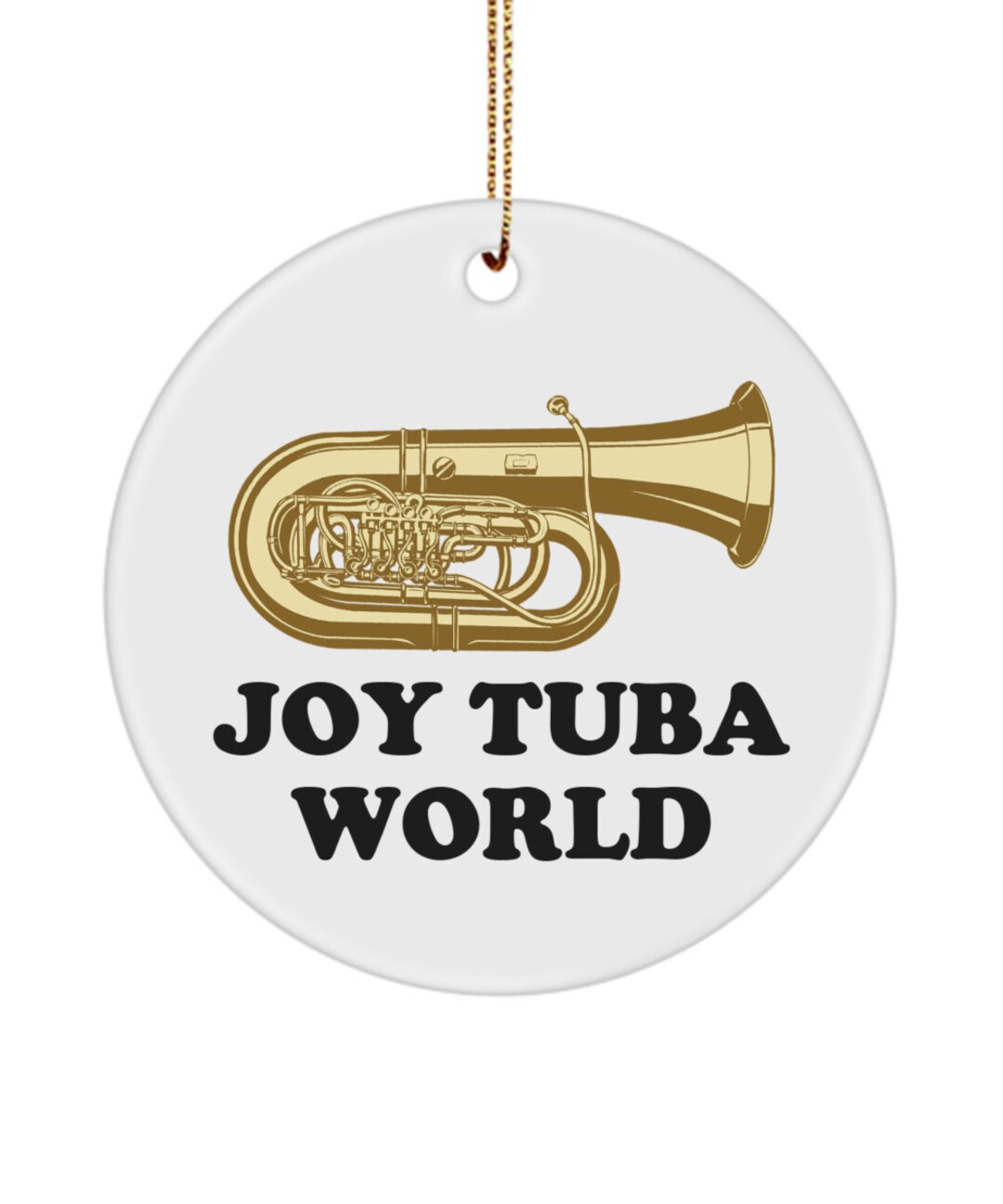 Tuba Ornament - Tuba Gifts - Marching Band Ornaments - Joy Tuba World ...
