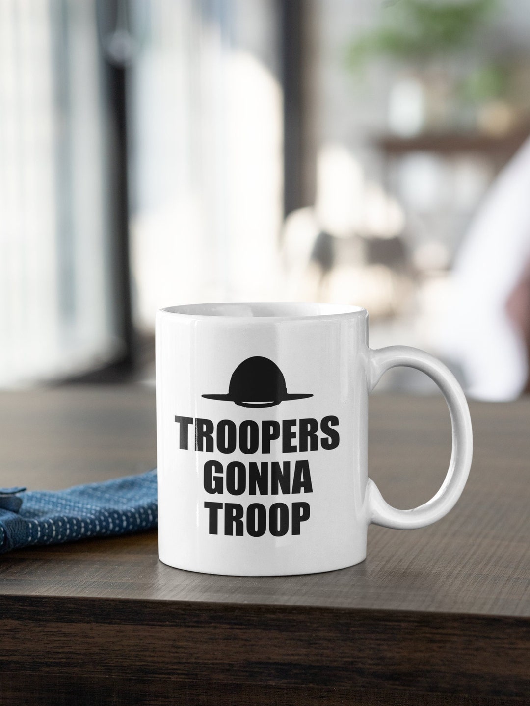 State Trooper Mug - Funny Trooper Gift - Troopers Gonna Troop - State ...