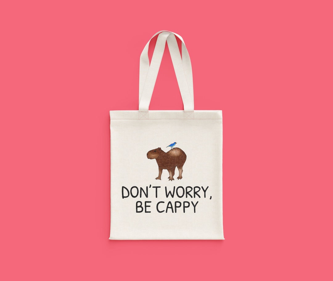 Funny Capybara Tote Bag - Capybara Lover Gift Idea - Capybara Gift ...
