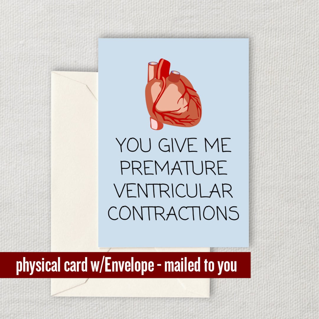 Nerd Valentine Card - Funny Medical Love Card - Doctor Valentine's Day ...