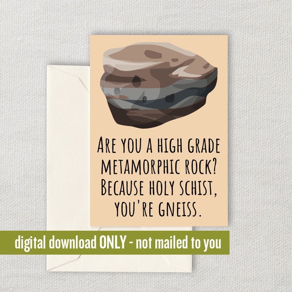 Geology Card - Etsy