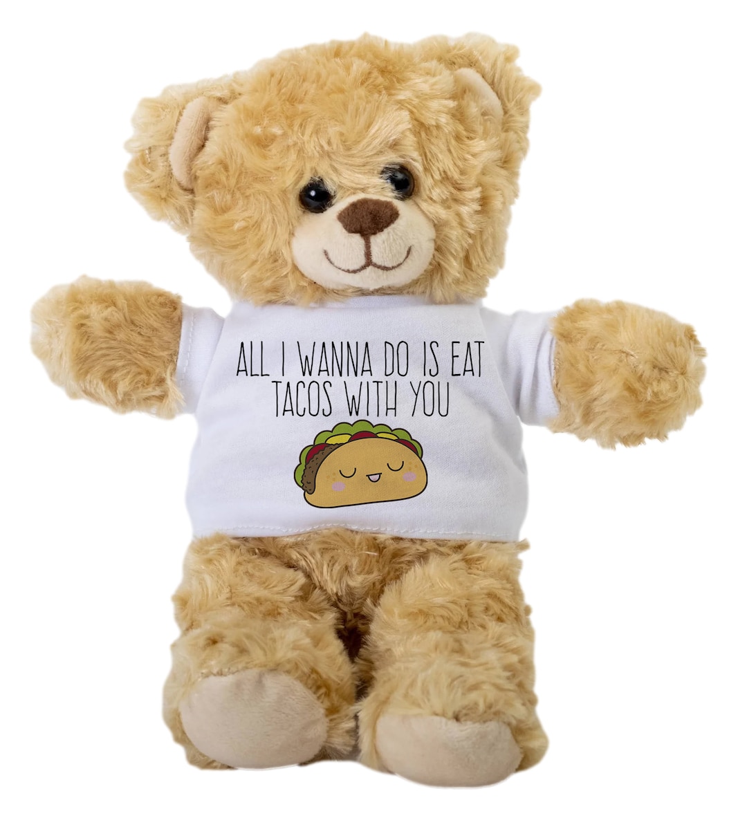 Romantic Teddy Bear Gift - for Taco Lovers - Plush Teddy Bear Valentine ...