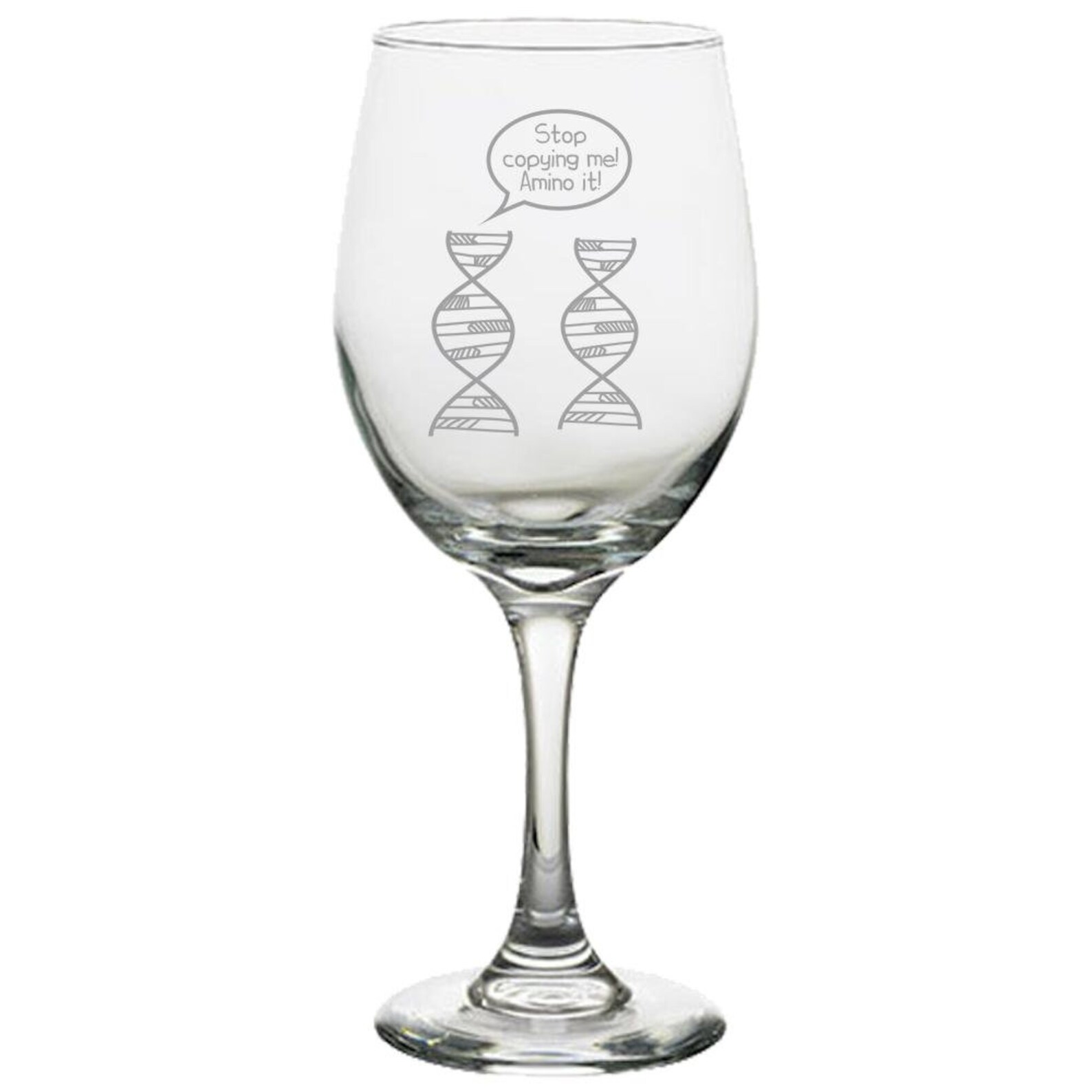 Geneticist Wine Glass Funny Genetics Gift Idea Biology | Etsy