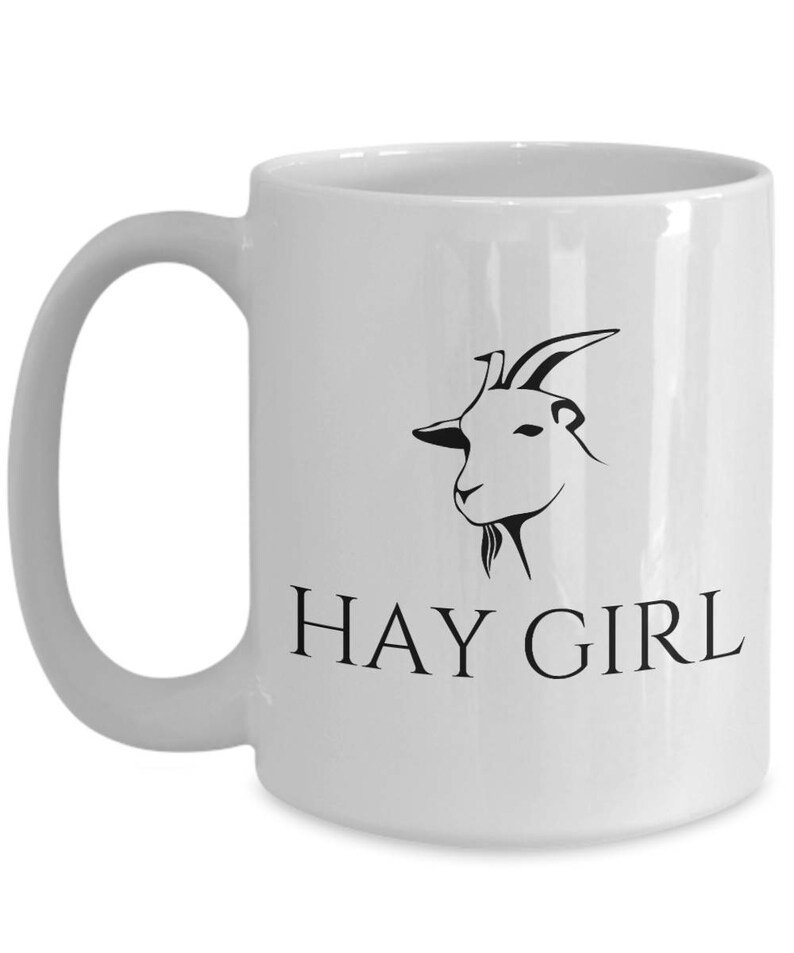 Funny Goat Mug Goat Lover Present Goat Farmer Gift Hay | Etsy
